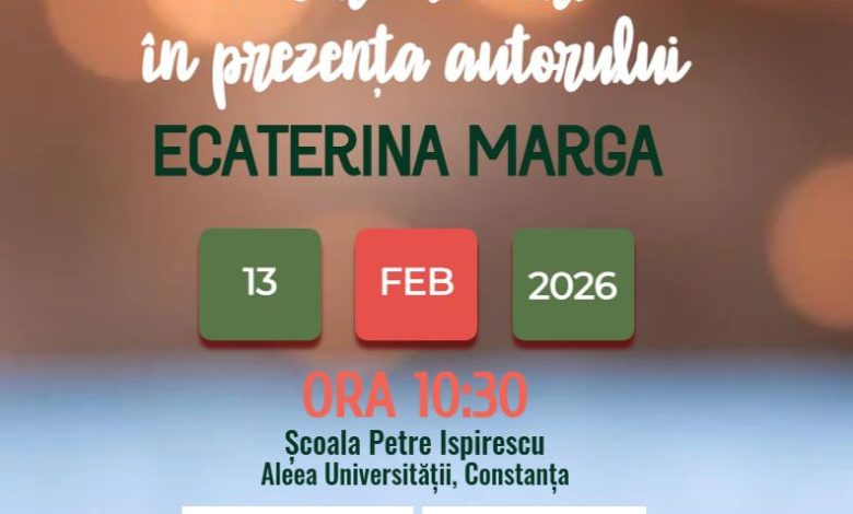 Poezia pentru copii prinde culoare la Constanța. Ecaterina Marga își ...