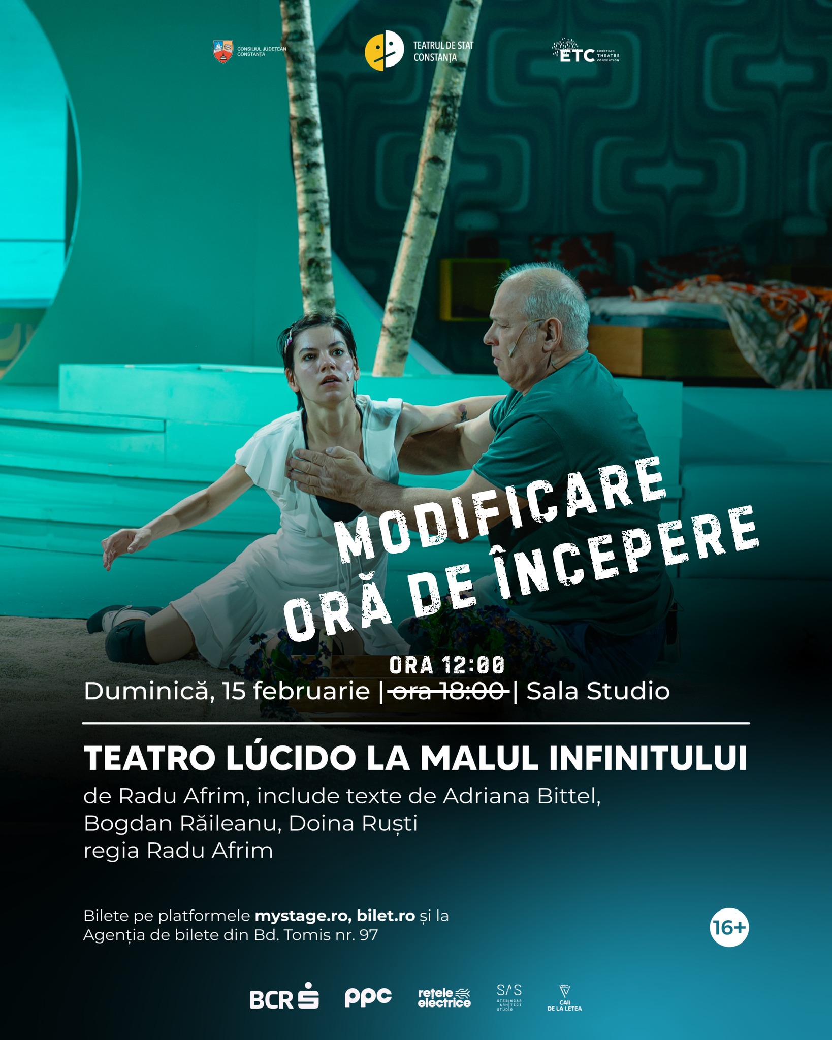 Schimbare de ultim moment la Teatrul de Stat Constanța! Spectacolul lui ...